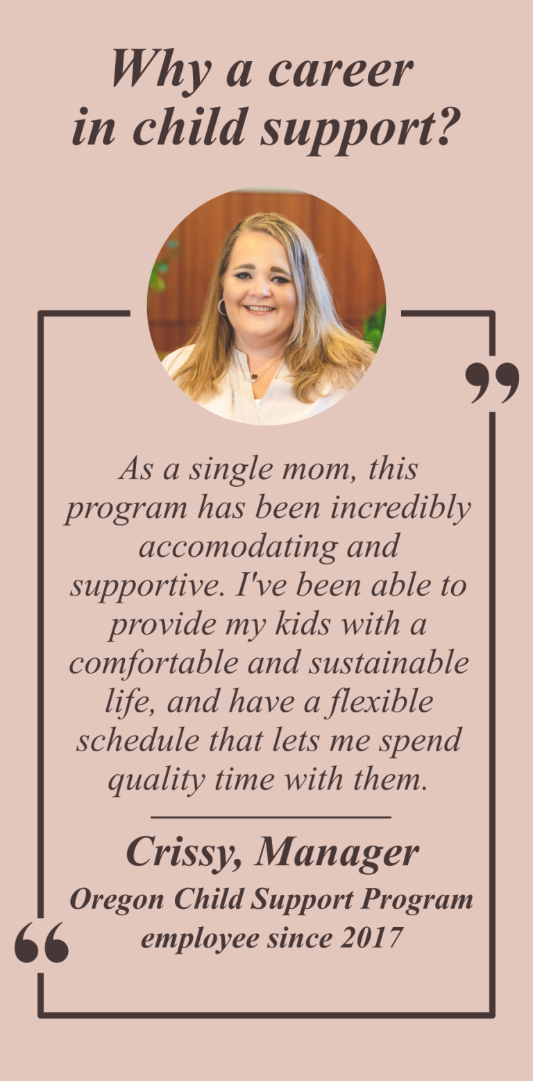 Child Support Careers - Oregon Department of Justice : Child Support